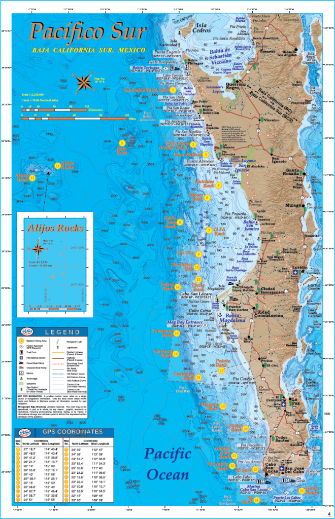 Pacifco Sur - Baja Directions